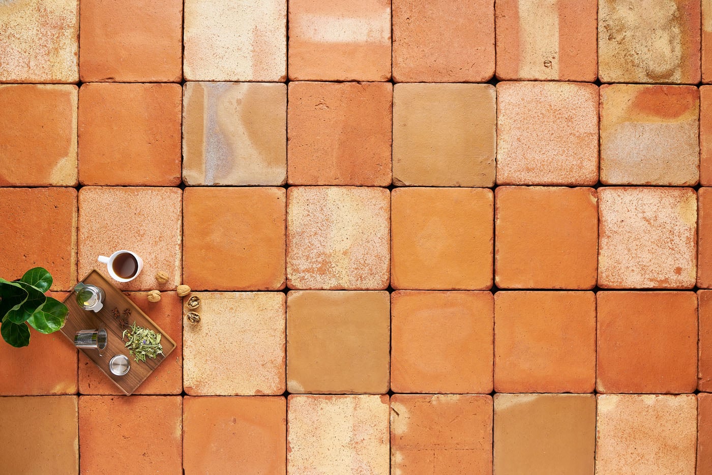 Baraca - Terracotta tiles shade - Handmade in Andalusia - todobarro