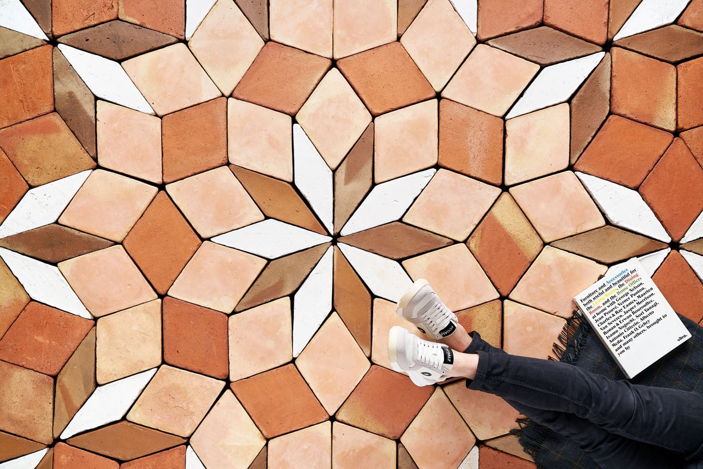 Penrose 10 points - Handmade terracotta tiles - todobarro