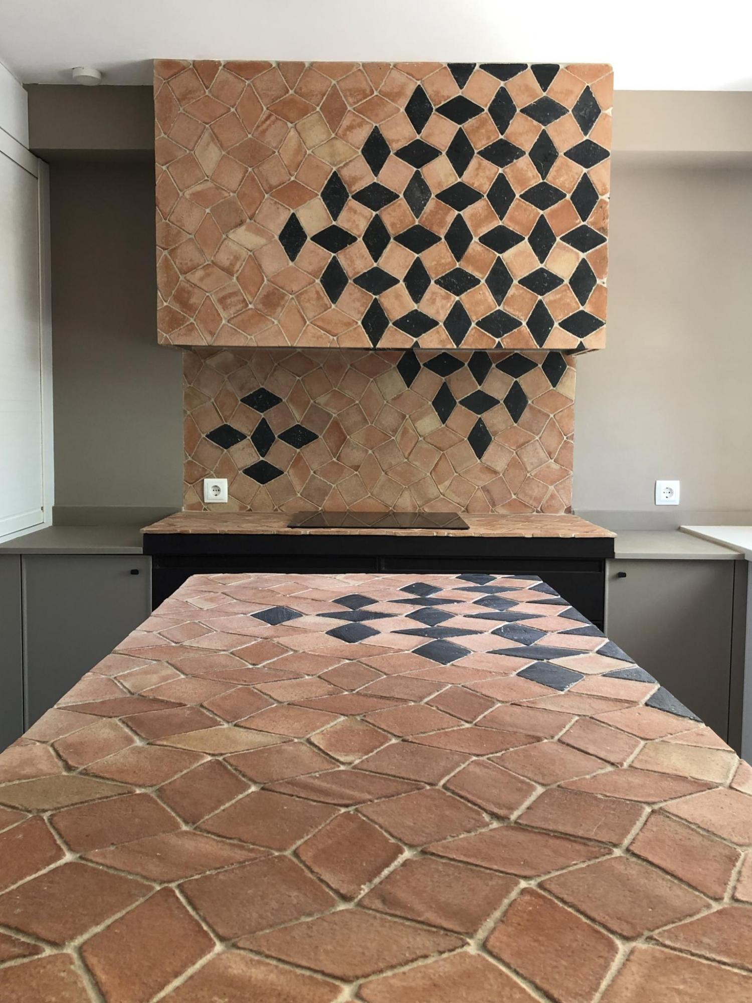 Terracotta countertop for kitchen - todobarro